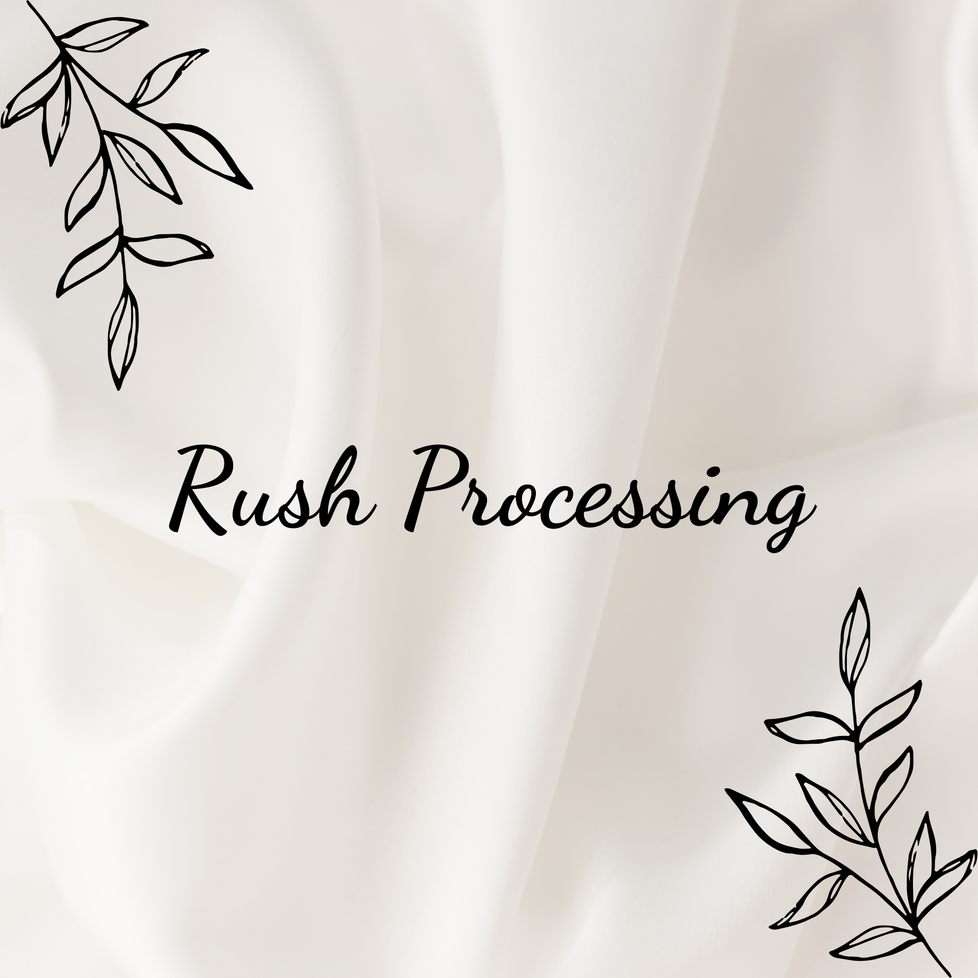RUSH PROCESSING- PLEASE PURCHASE ONE PER YARD RUSH – Mint Stitch Fabrics